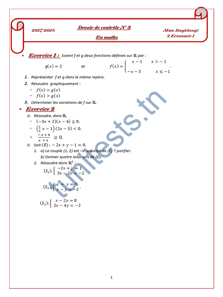 Devoir - de - Controle - N3-3eme - Annee - Secondaire-Maths-2017-2018 ...