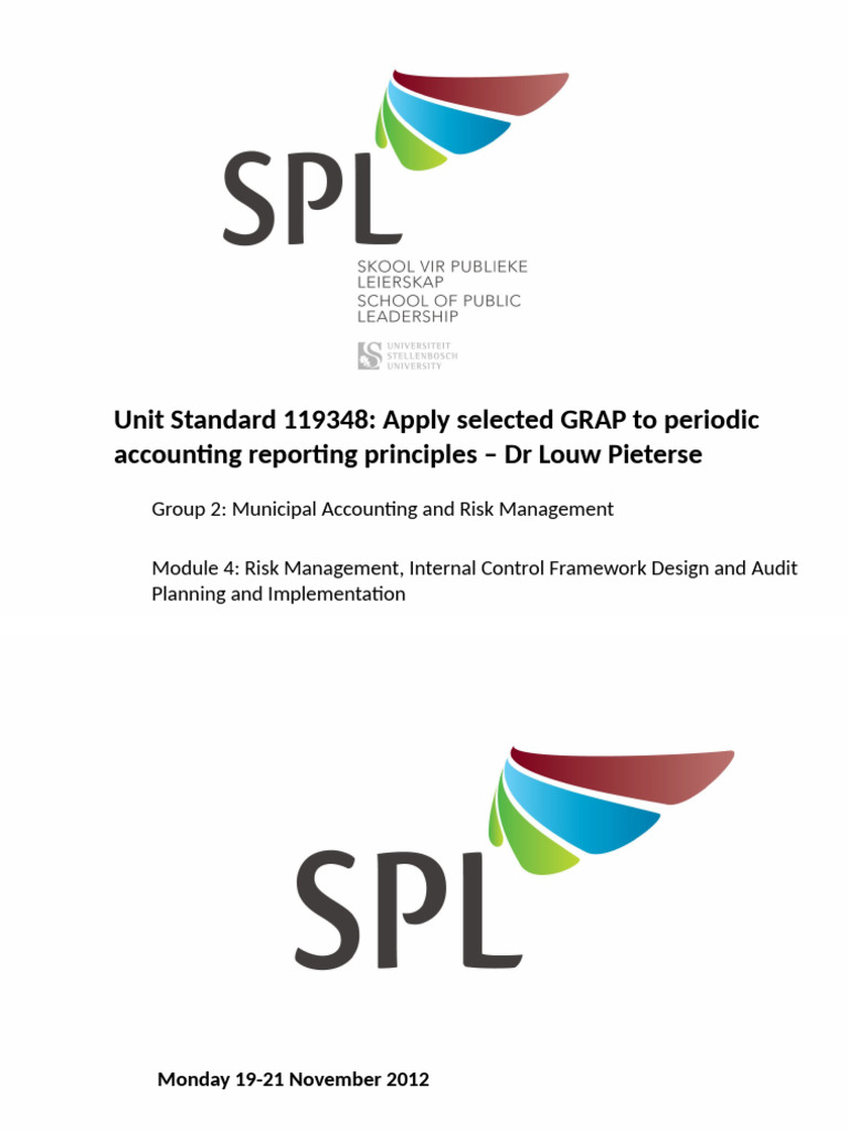 Unit Standard 119348: Apply Selected GRAP To Periodic Accounting ...