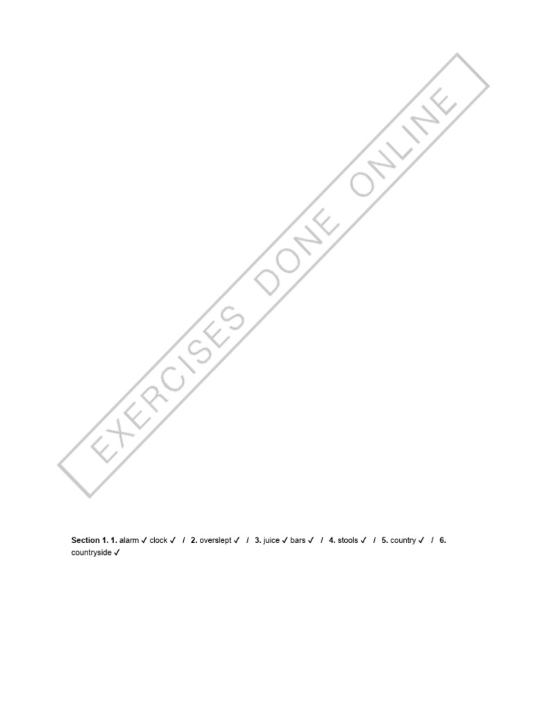 To The Top 9 - English Course - Lesson 1 - Exercises | PDF