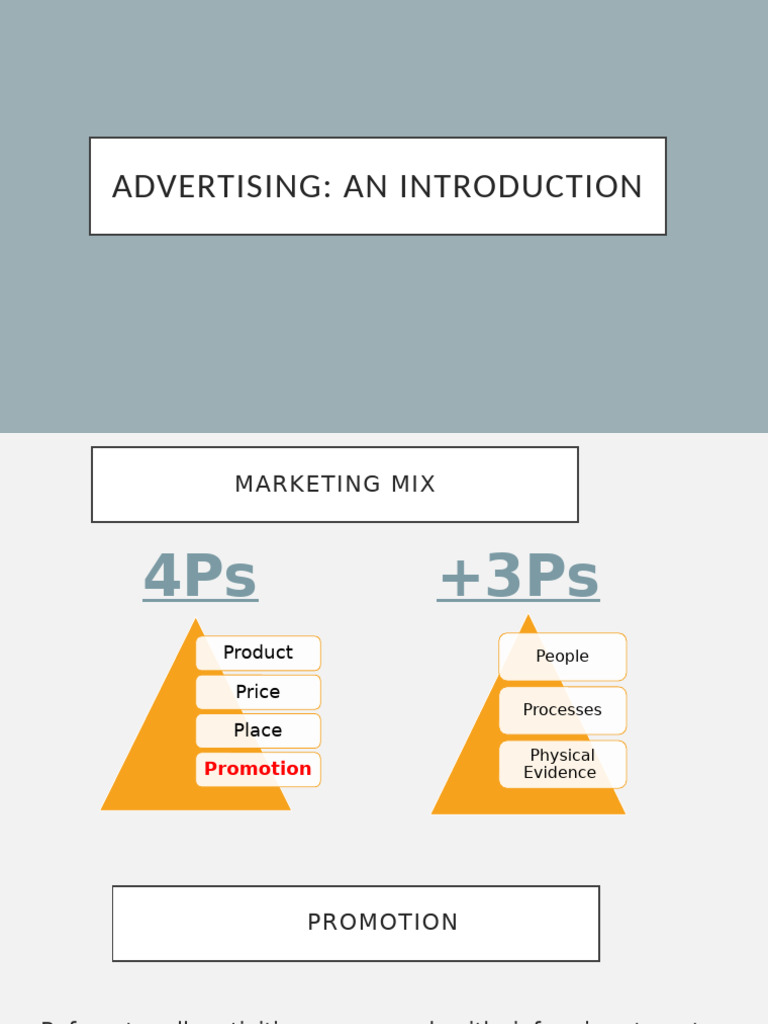 Advertising Intro | PDF | Advertising | Brand