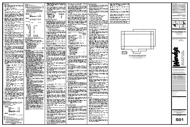 S01 - General Notes - Details | PDF