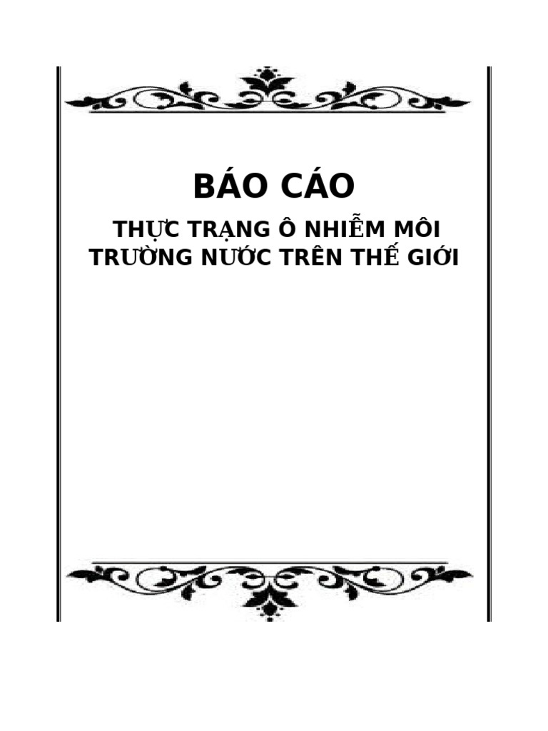 BÁO CÁO (1) | PDF