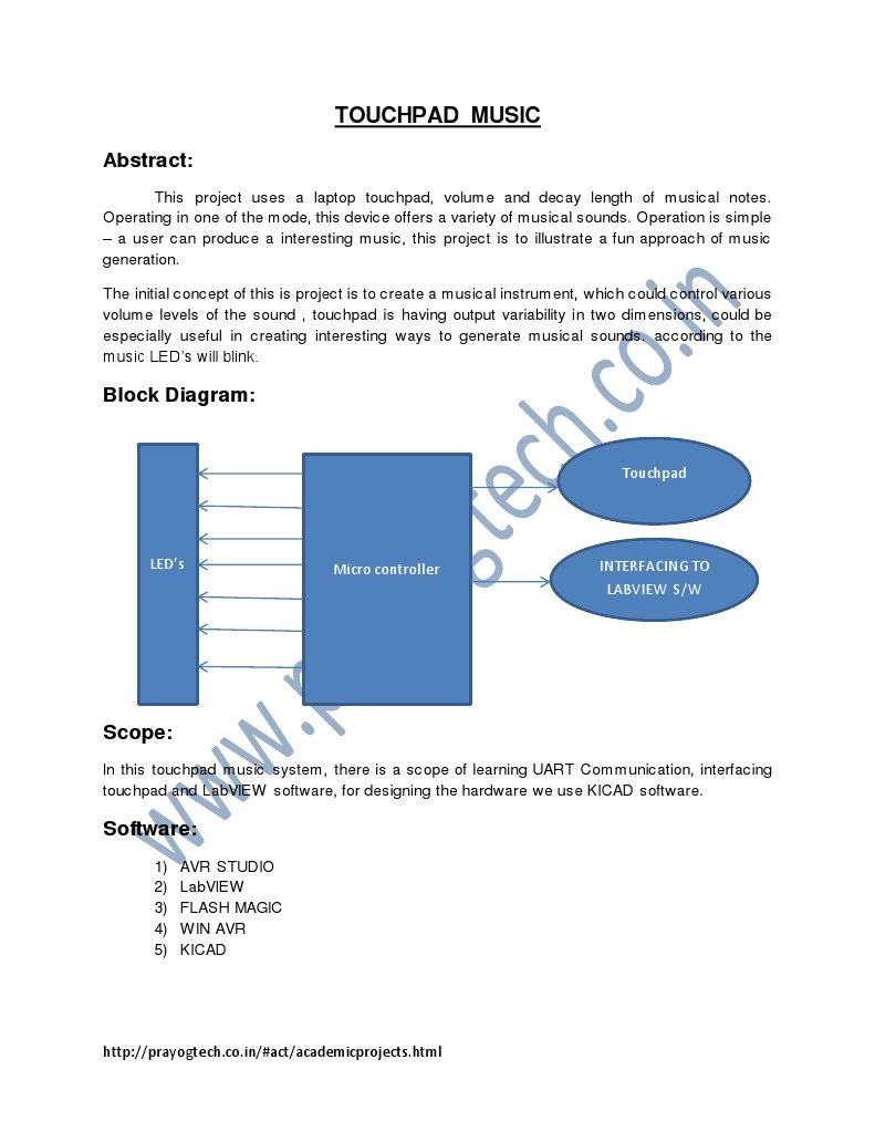 Touchpad Music | PDF