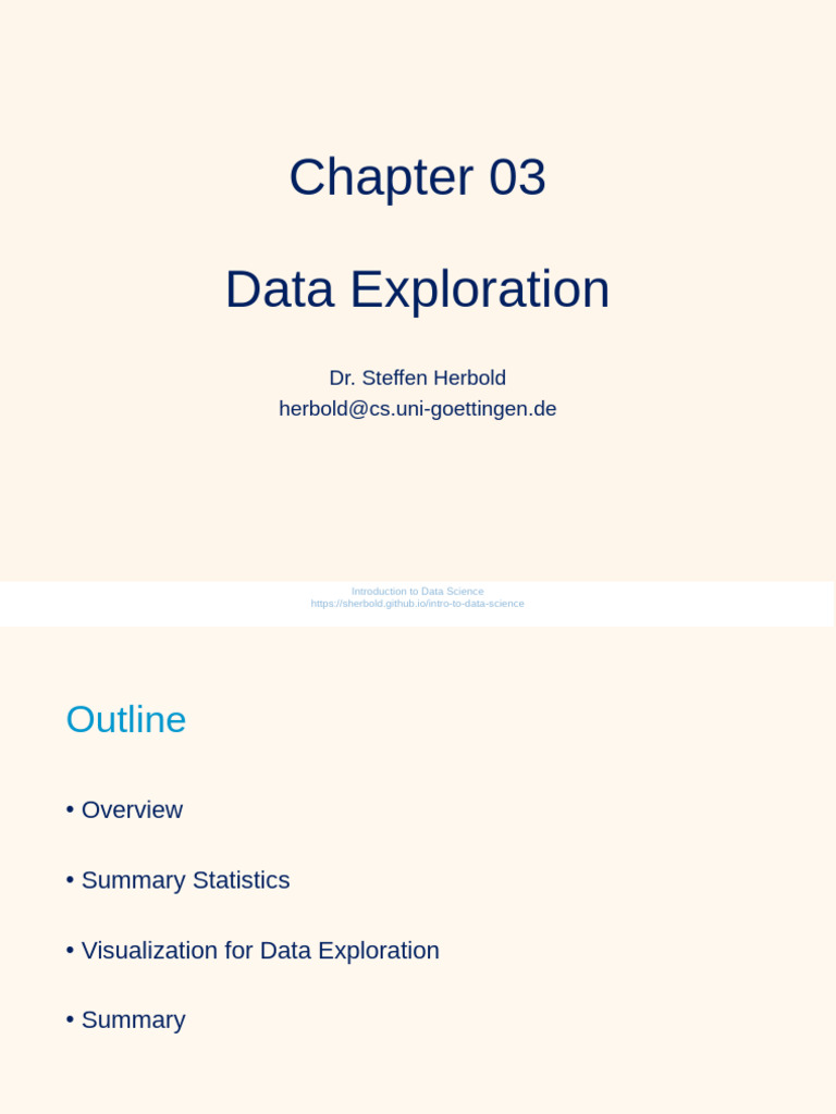 03 Data Exploration | PDF