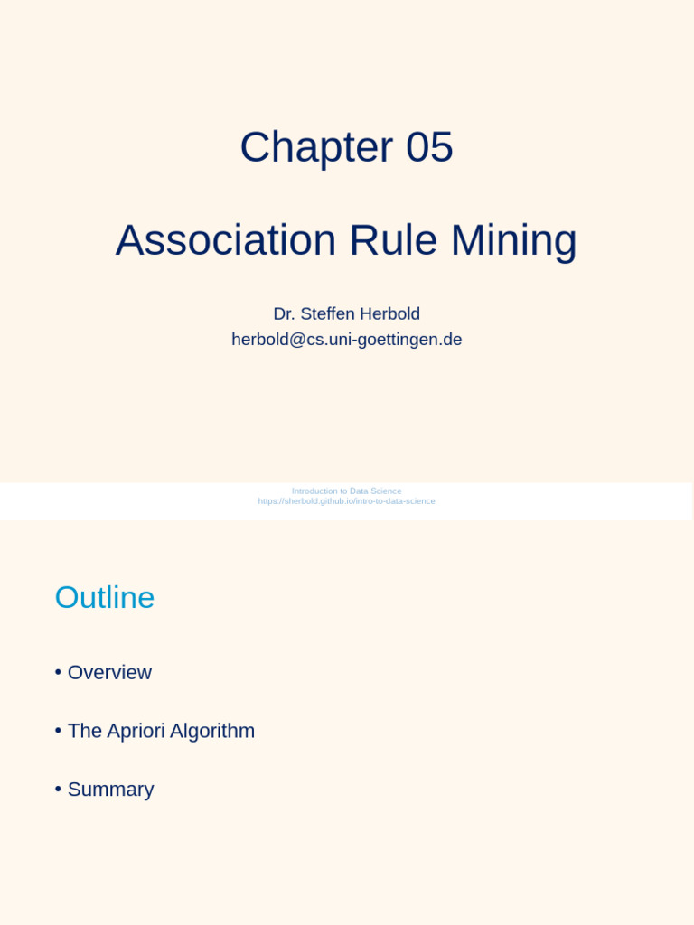 05 Association Rules | PDF