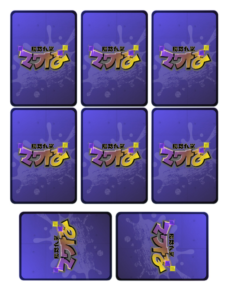 Tableturf Card Sleeves 1 | PDF