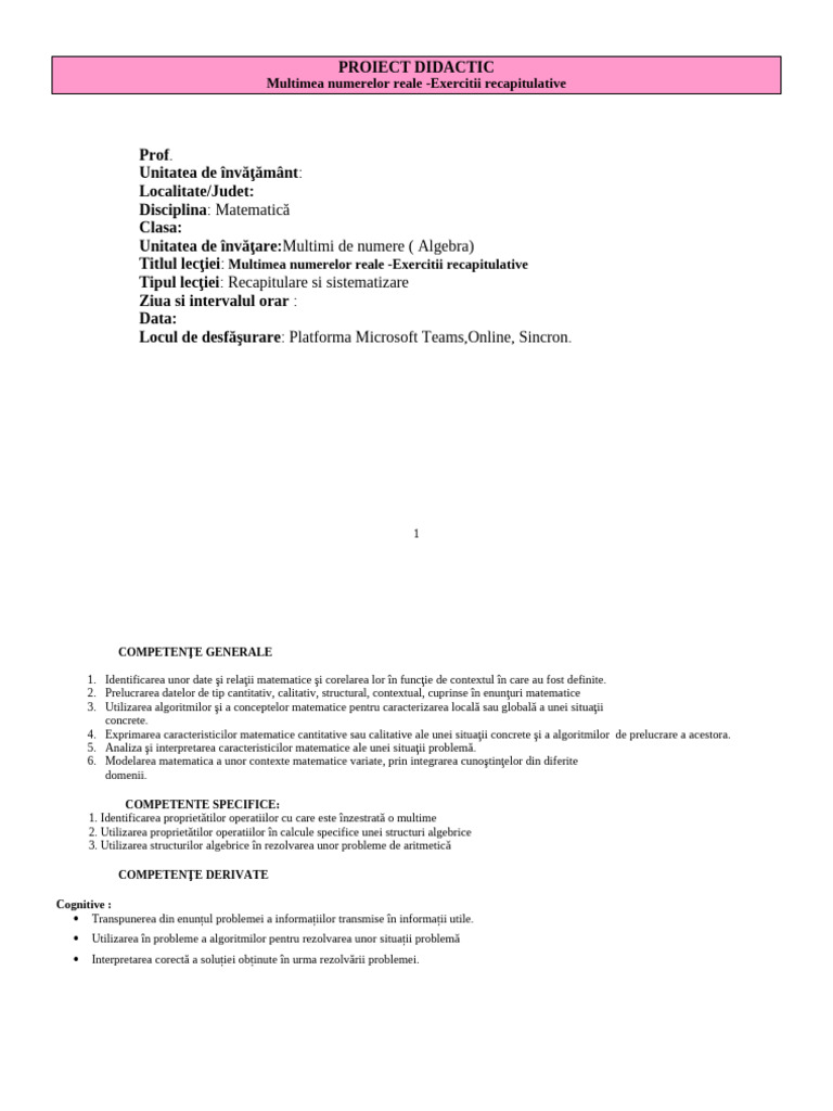 2.multimea Numerelor Reale | PDF