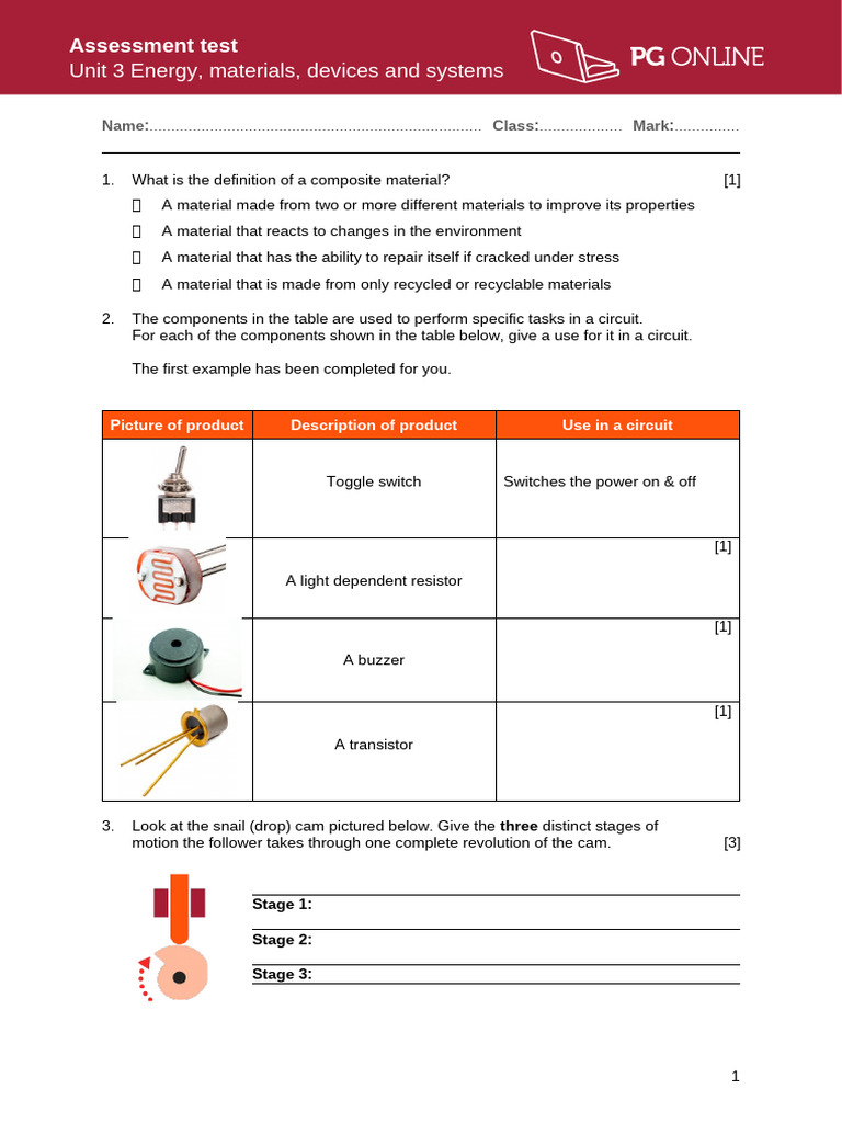 Unit 3 Assessment test | PDF
