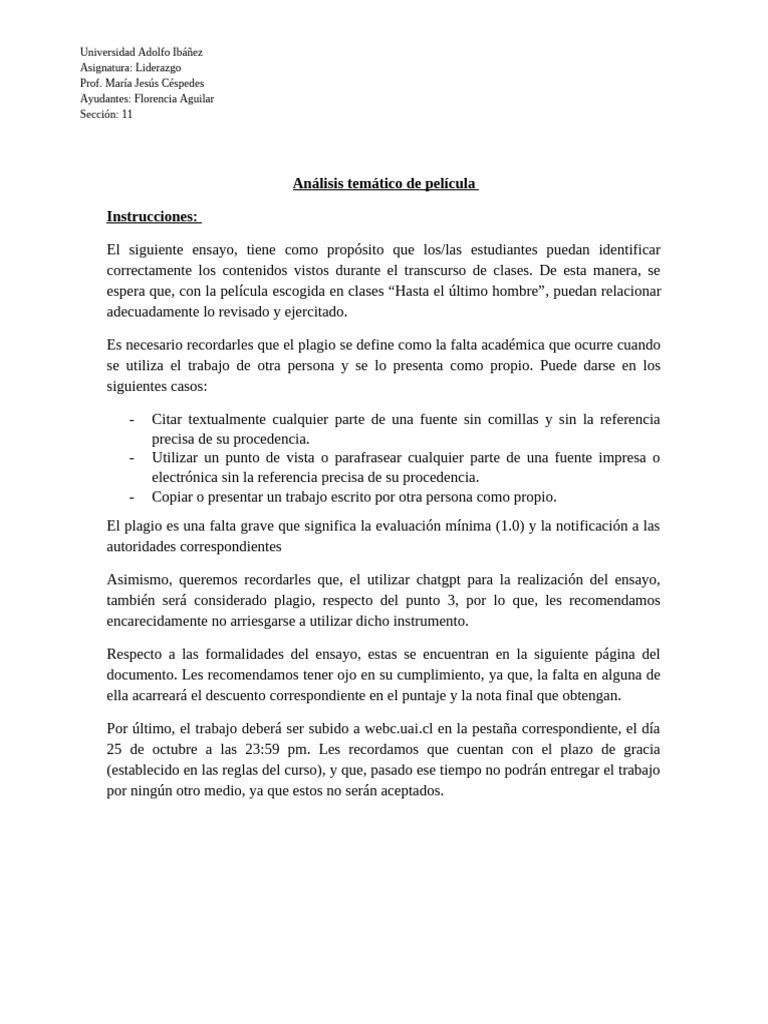 Analisis De pelicula 2 | PDF