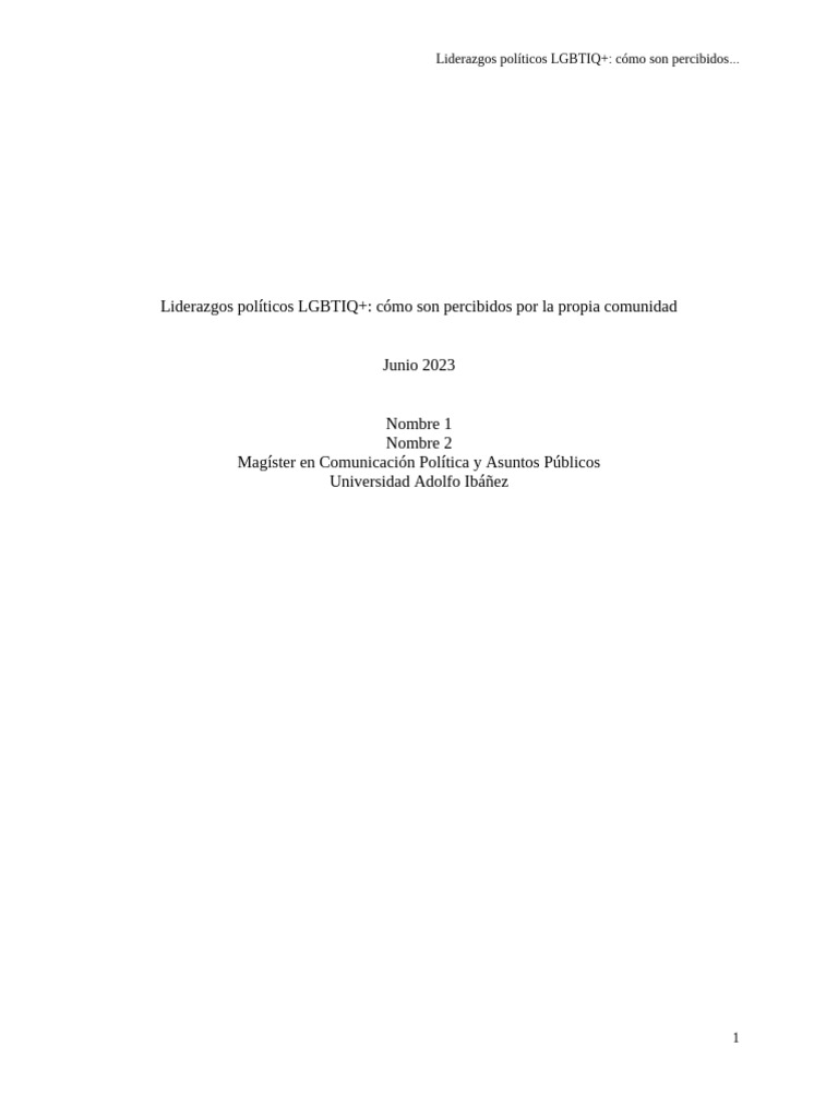 Ejemplo Esquema 1 | PDF