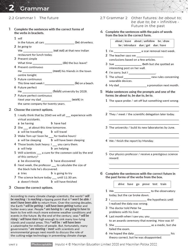 Imp l4 TRF U2 Grammar | PDF