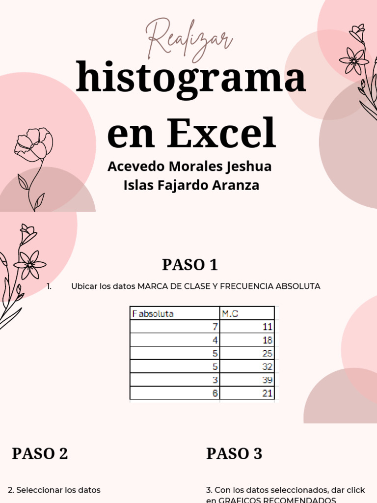 Pasos Para Graficar Un Histograma | PDF Pasos Para Graficar Un Histograma | PDF