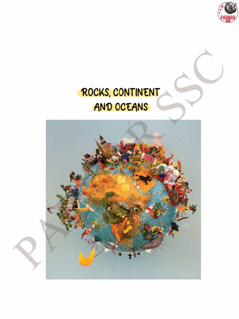 Rocks, Continents and Oceans English Notes | PDF