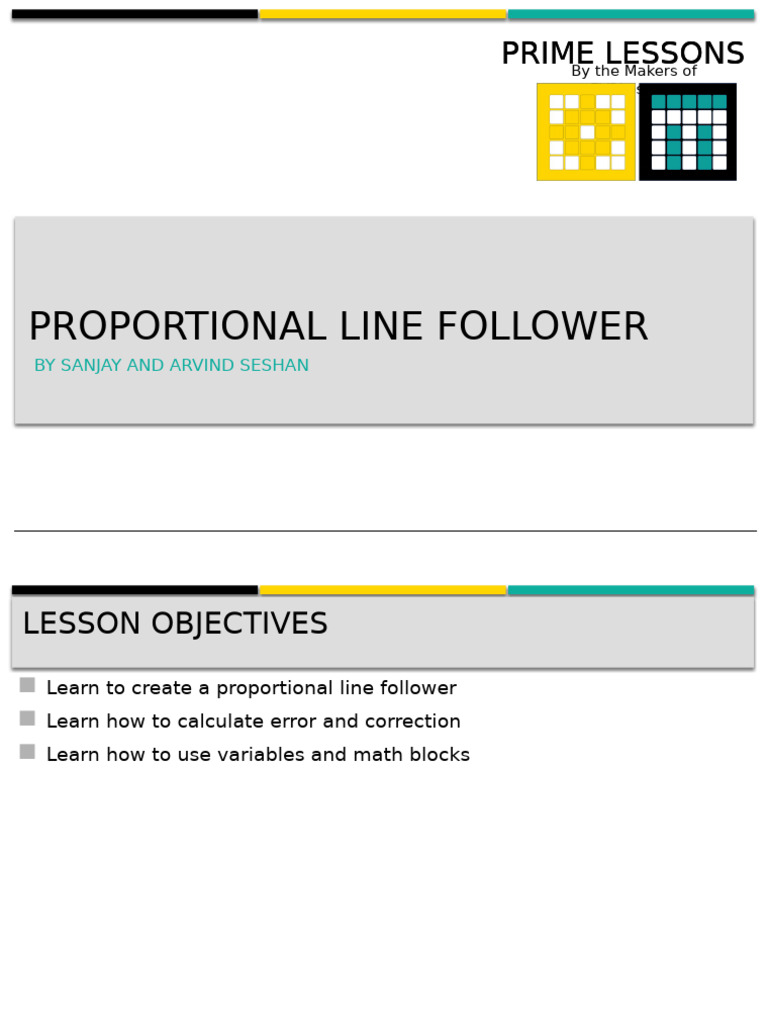 Proportional Line Follower | PDF