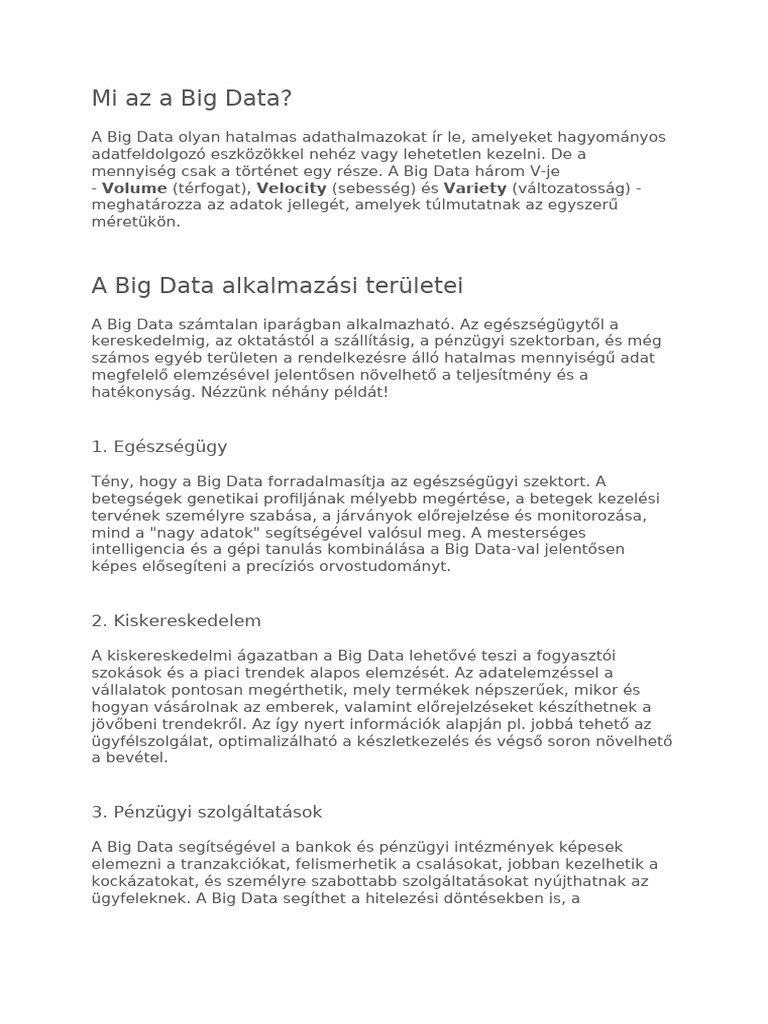 Big Data | PDF