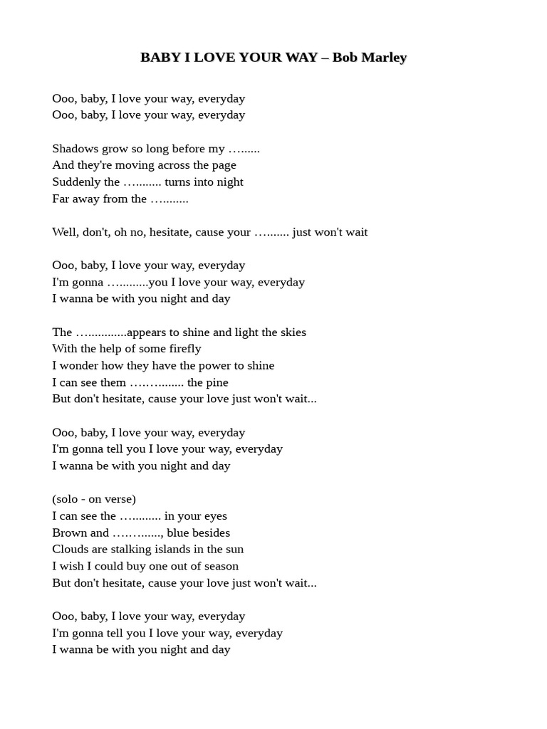 Bob - Marley-Doplnit Text | PDF | Poetry | Art