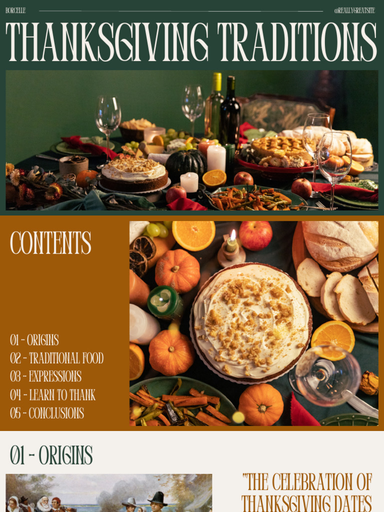 The Celebration of Thanksgiving Dates Back To 1621 | PDF