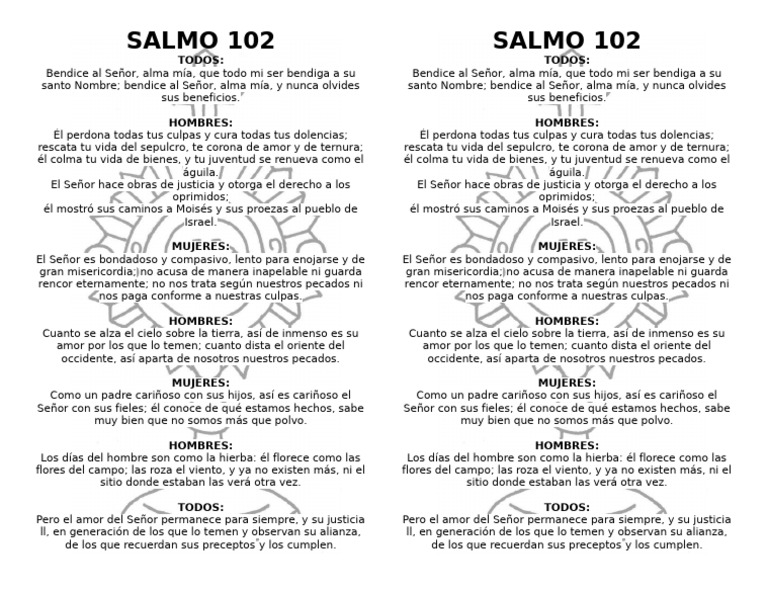 Salmo 102 | PDF