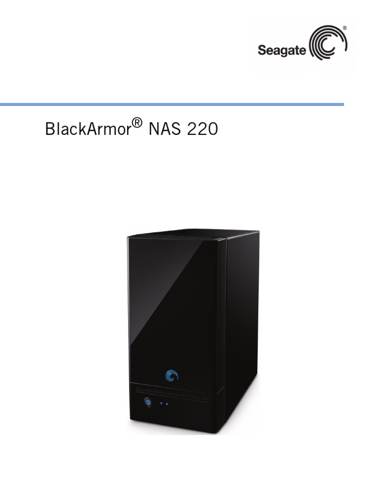 Blackarmor Nas 220 User Guide FR | PDF