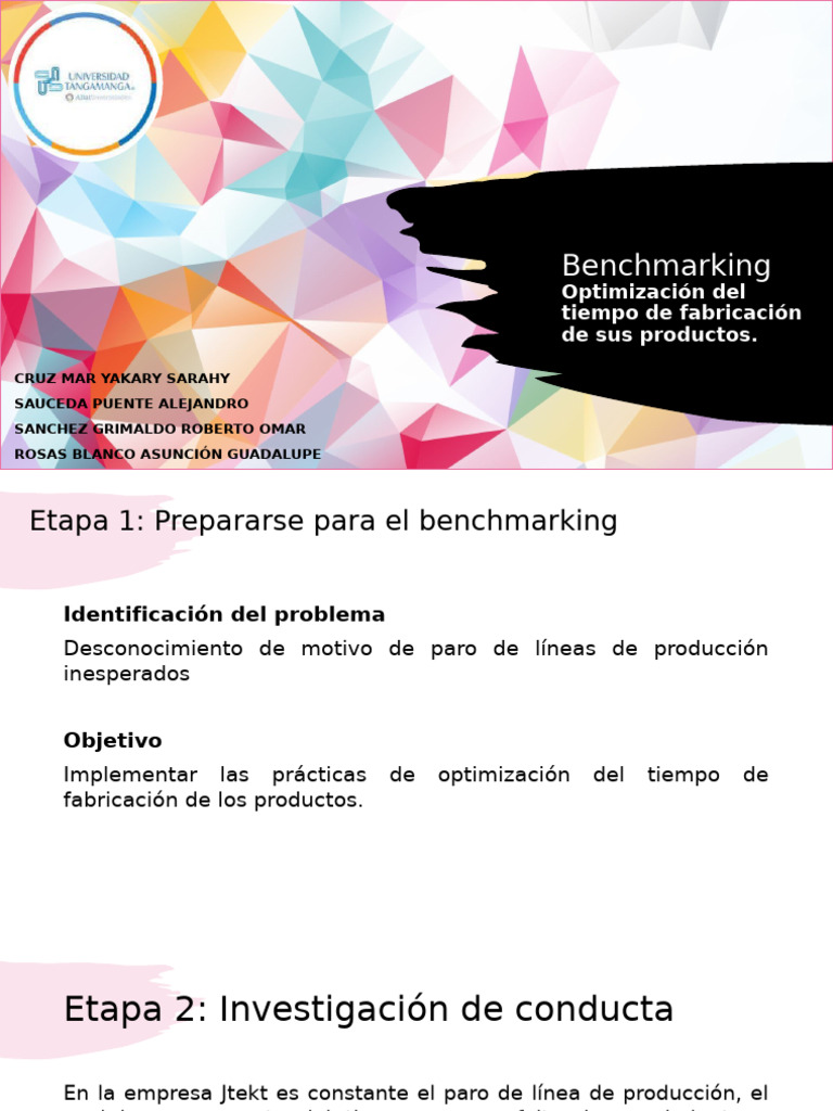 Bench Marking | PDF