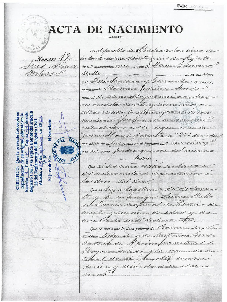 Acta Luis Nuñez | PDF