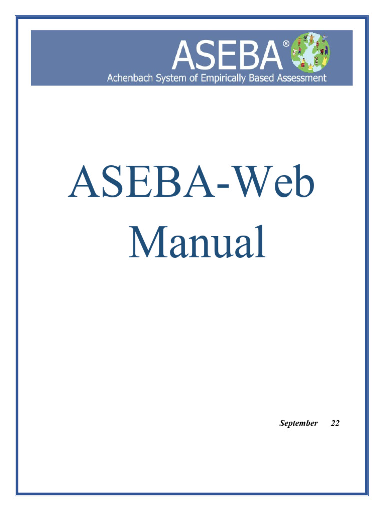 ASEBA WebProcedures2022!1!1 | PDF