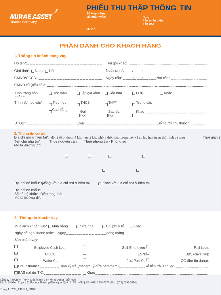 Application form for CL_new verion_PRINT | PDF
