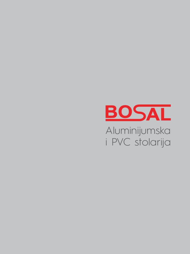 Bosal Katalog Alu PVC Stolarija | PDF