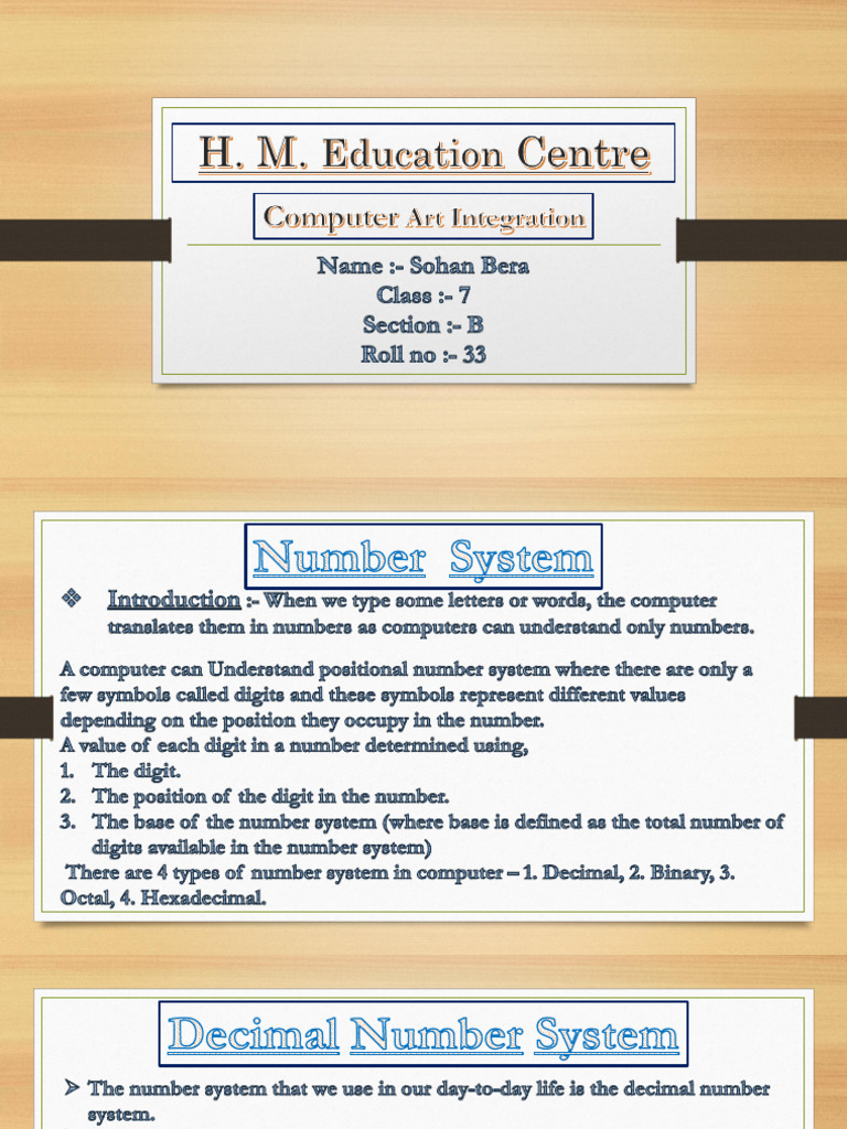 Numbersystem | PDF