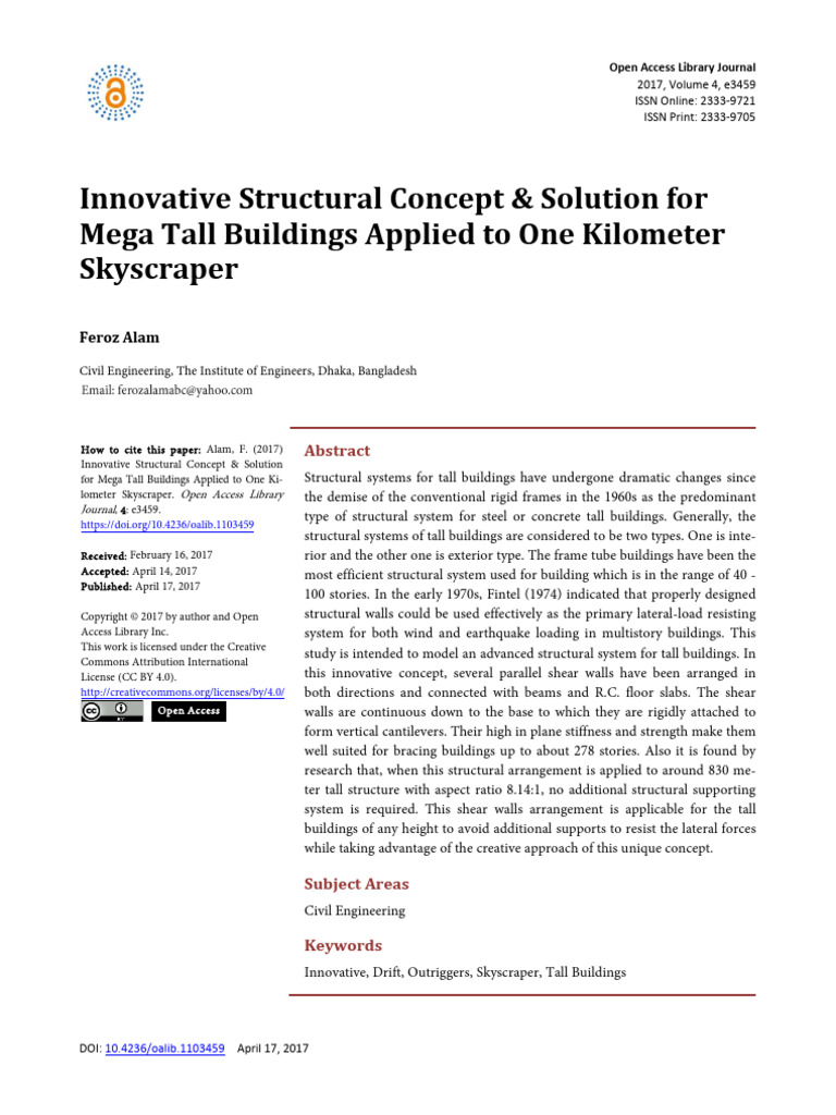 Innovative Structural Concept and Soluti | PDF