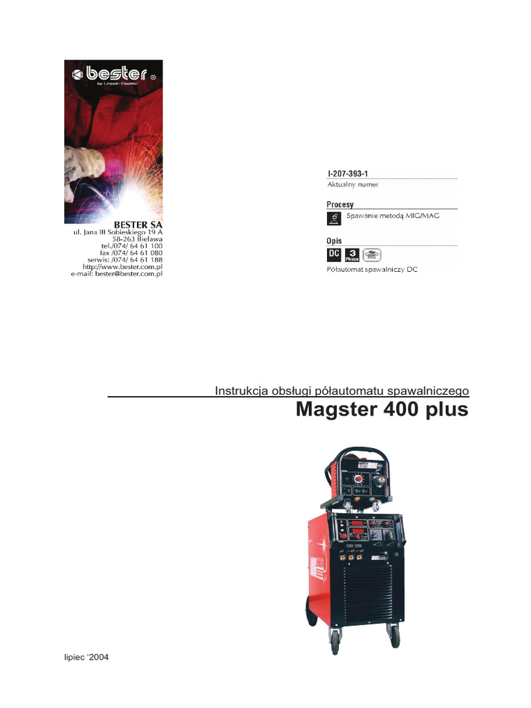 Magster 400 Plus IO - S | PDF