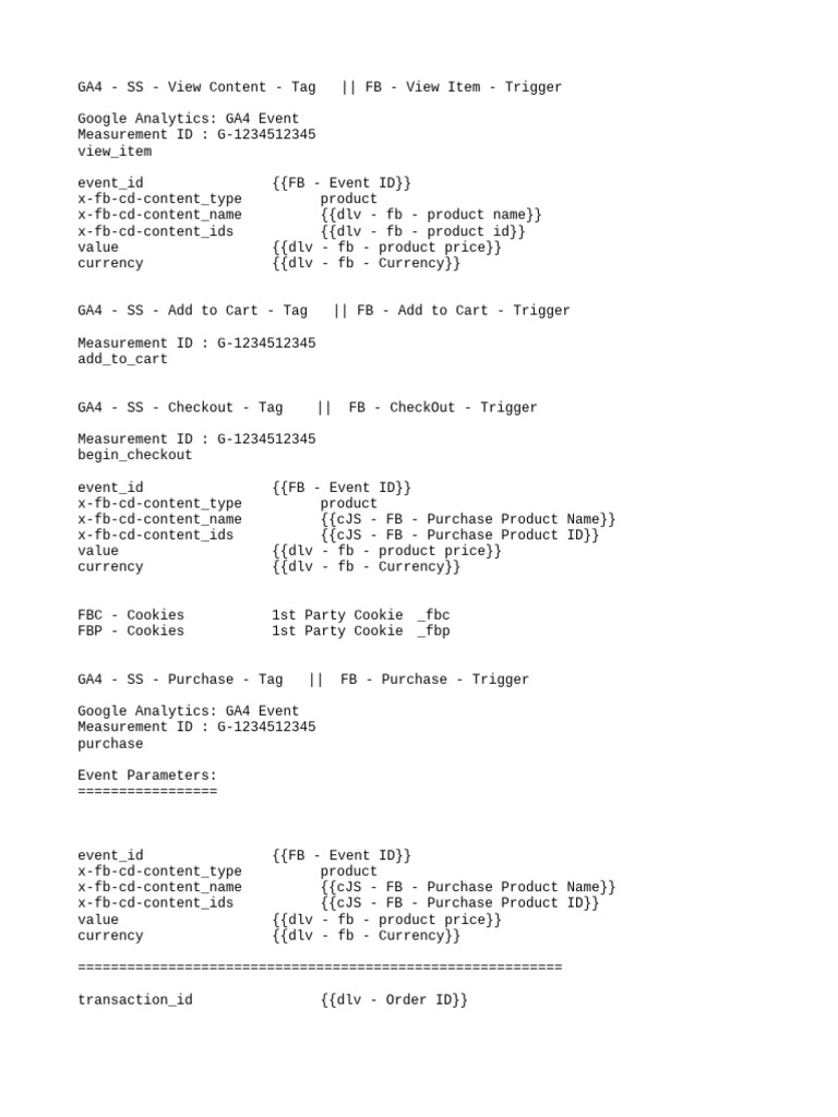 GA4 - Server Site | PDF