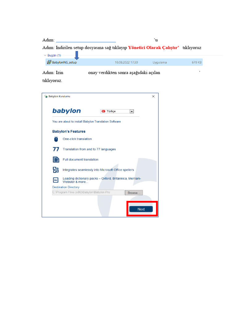 Babylon Kurulum | PDF