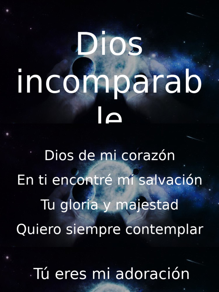 Dios Incomparable | PDF