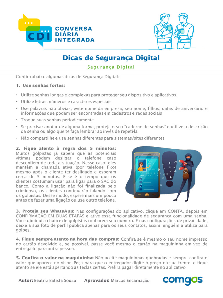 Sex Dicas De Segurança Digital Pdf