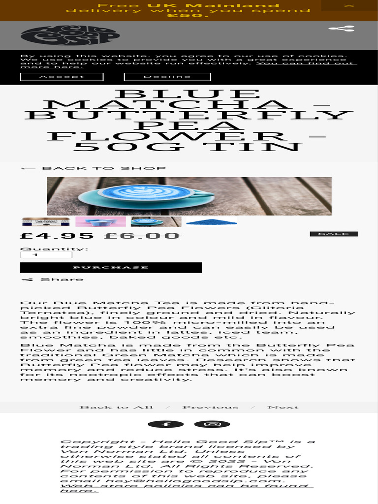 Blue Matcha Tea Is Made From Hand-Picked Butterfly Pea Flowers - Hello ...