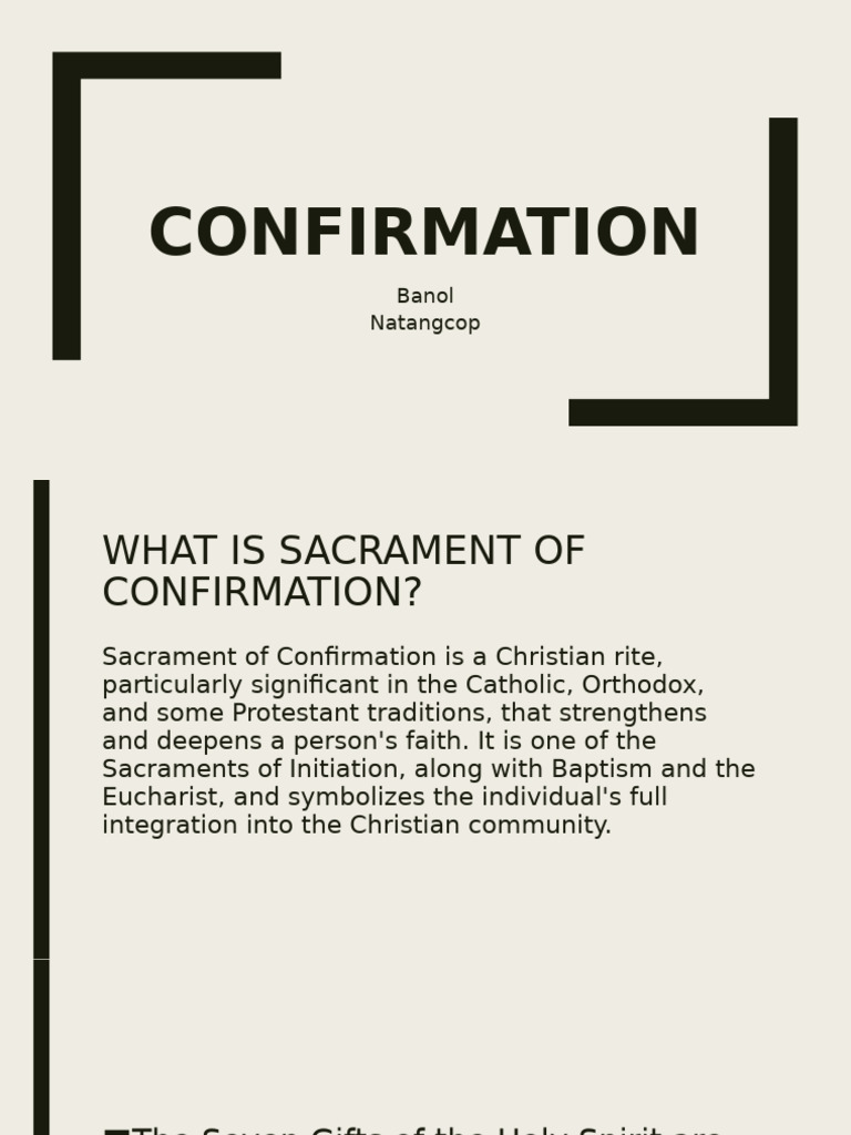 CONFIRMATION | PDF