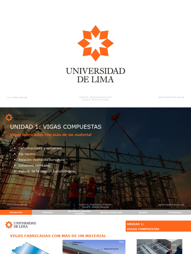 2024-2 RM-II Sem 02 Vigas compuestas [R_AD]_240905_172708 | PDF