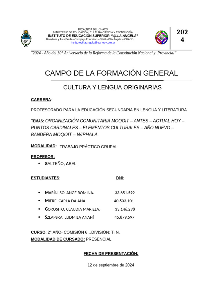 2do Práctico de CLO. | PDF