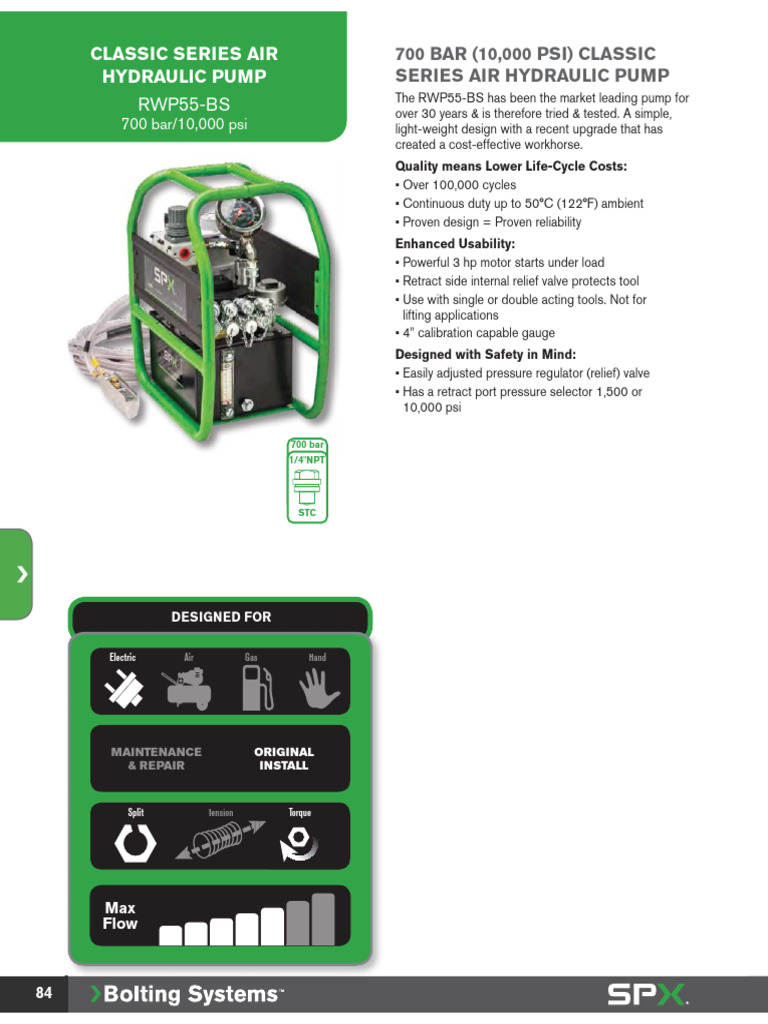Bomba Hidraulica Torque Pneumatica | PDF