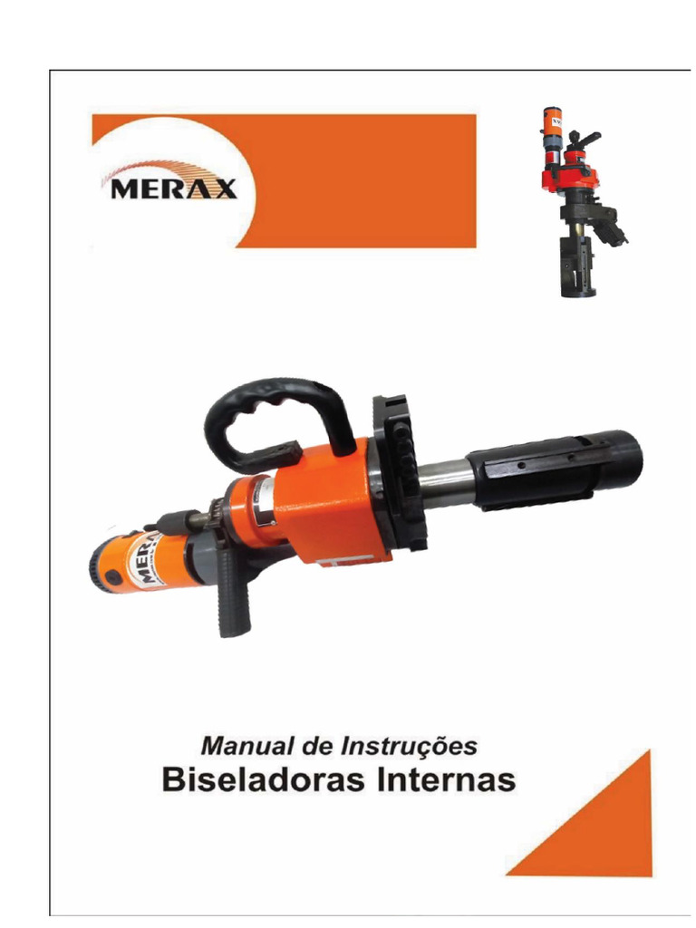 Manual de Operação - Biseladora Interna 2023 | PDF