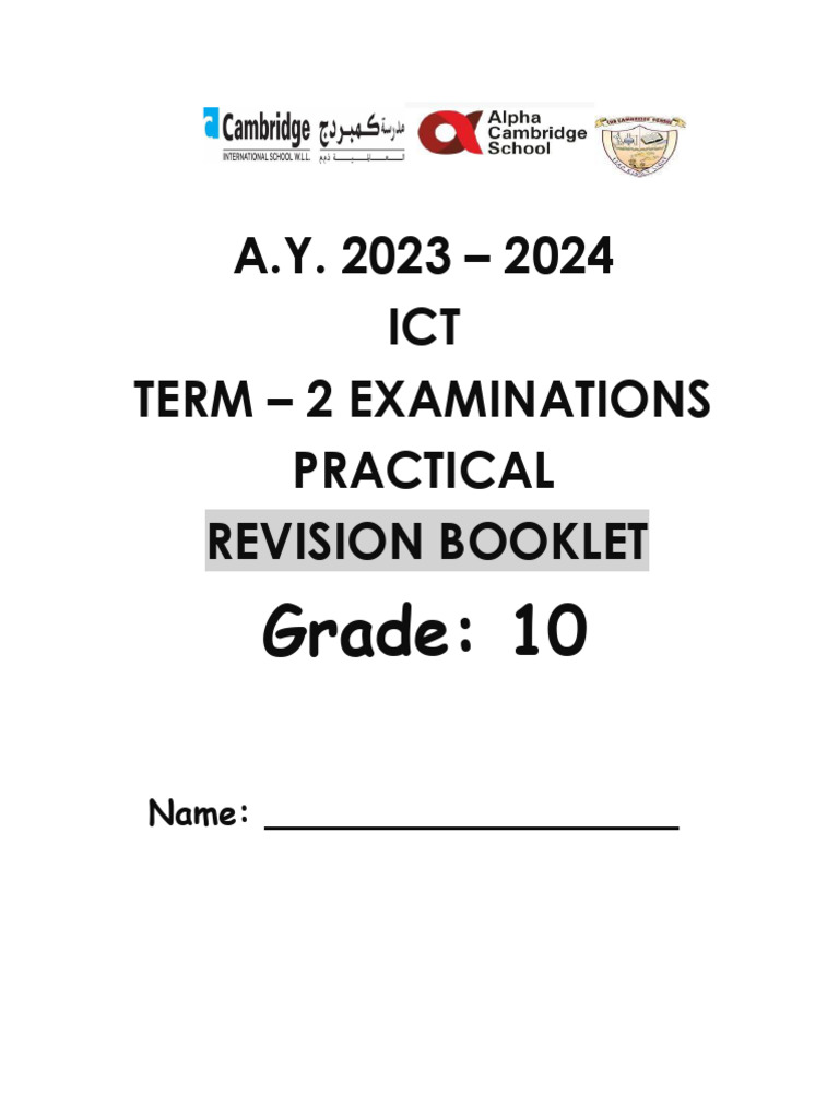 Y10 Paper 2 Revision Guide | PDF