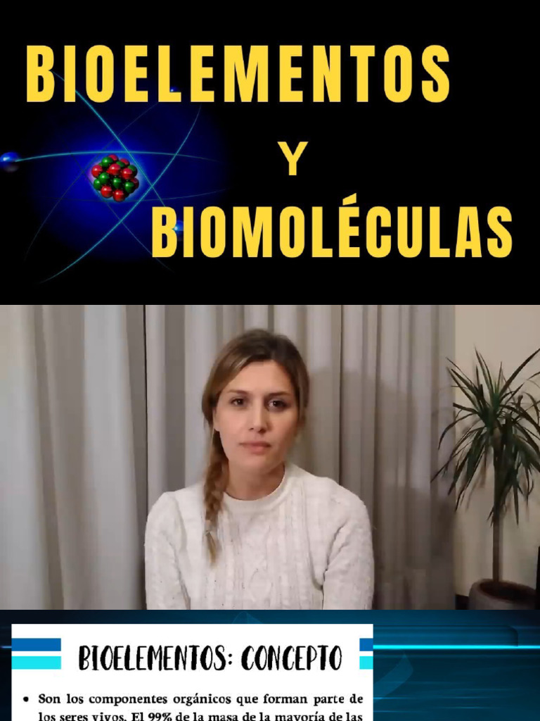 Bioelementos y Bio Moléculas | PDF