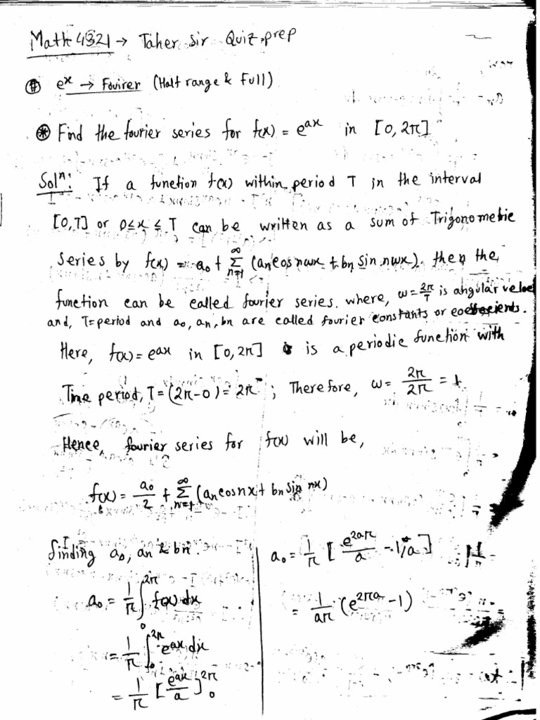 Eax Fourier | PDF