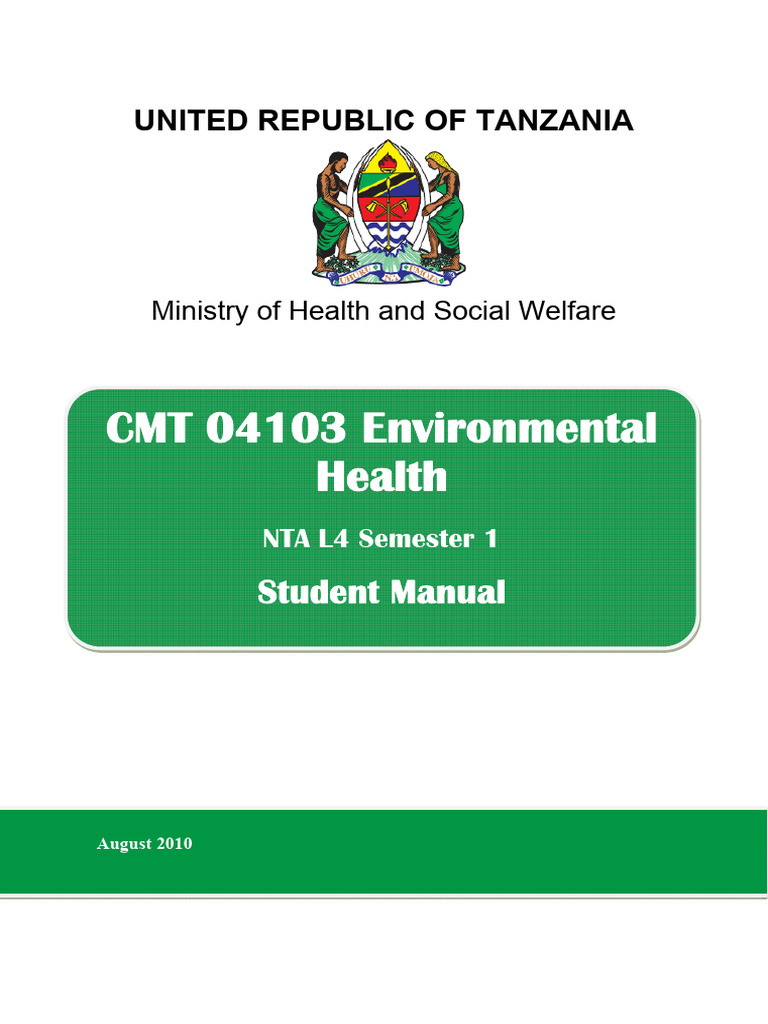 SM CMT 04103 Environmental Health | PDF