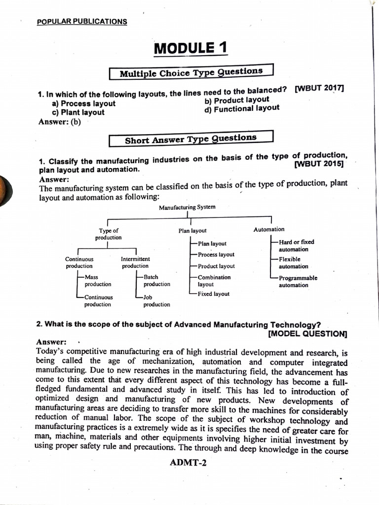 Advance Manufacturing Technology | PDF