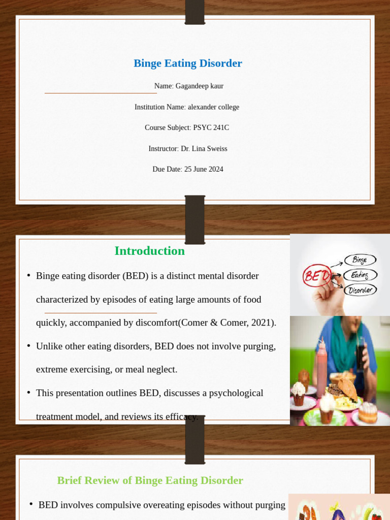 Binge Eating Disorder | PDF