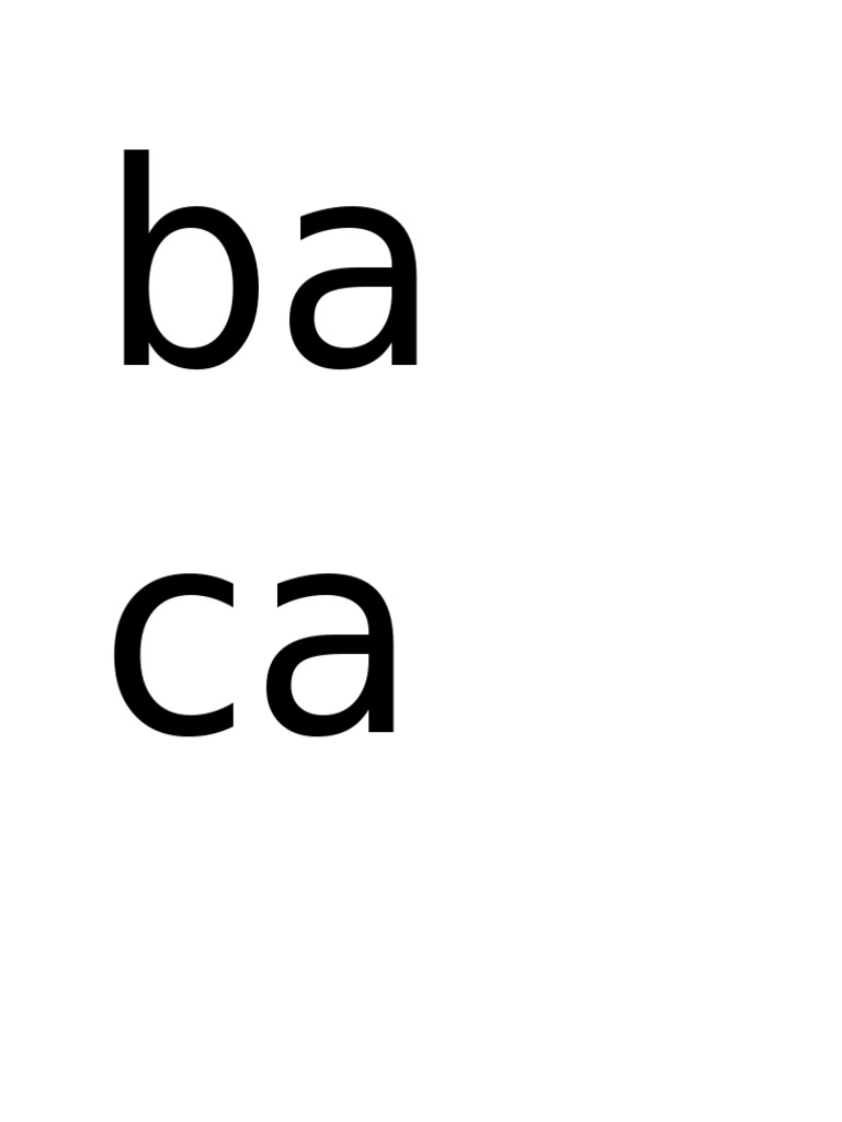 Ba Ca | PDF
