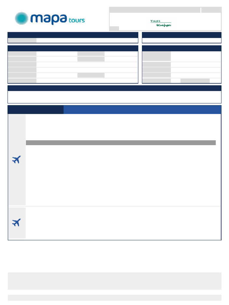 Datos Reserva: 4887207 Documento Válido para Viajar | PDF