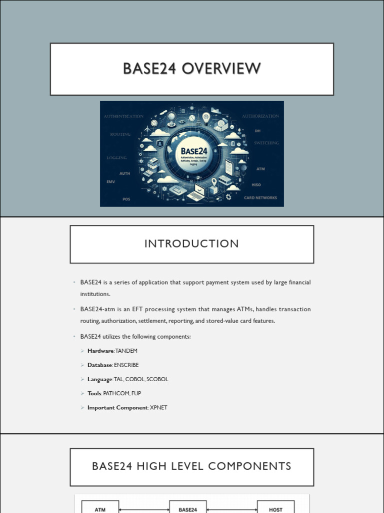 Base24 & Xpnet Overview | PDF
